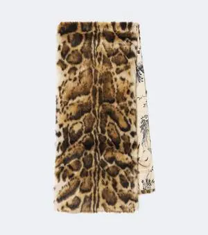 Etro Leopard-print Scarf - Multicoloured