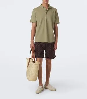 Frescobol Carioca Cotton Piqué Polo Shirt