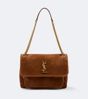 Saint Laurent Niki Large Shoulder Bag - Brown