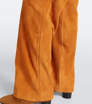 Ulla Johnson Freja Suede Flared Pants