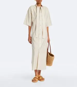 Tory Burch Mellow Raffia-effect Slides