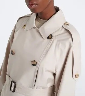 Max Mara Cotton-blend Twill Jacket - Beige