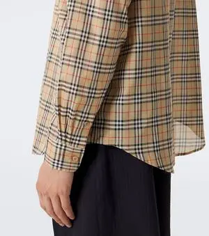 Burberry Check Cotton Shirt