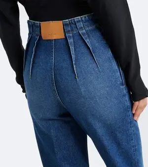 MUGLER Slim Fit Jeans With Elasticated Ankle Cuffs