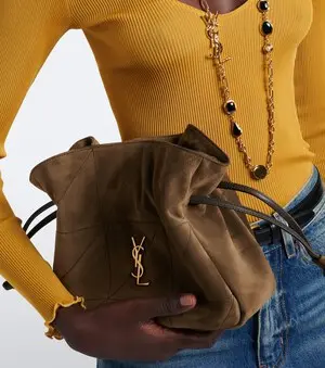 Saint Laurent Jamie Suede Shoulder Bag