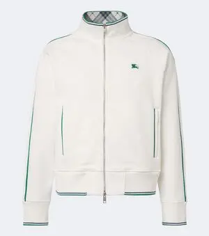 Burberry Ekd Zip-up Sweatshirt - White