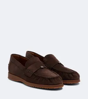 Hogan Suede Loafers - Brown