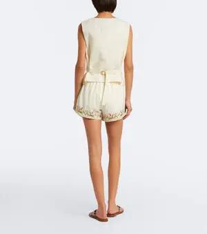 XU ZHI Embroidered Shorts