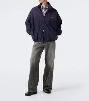 Acne Studios Logo Cotton Poplin Jacket