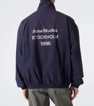 Acne Studios Logo Cotton Poplin Jacket