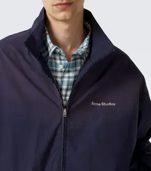 Acne Studios Logo Cotton Poplin Jacket