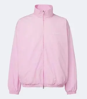 Acne Studios Acne Studios Cotton Poplin Logo Jacket Pink