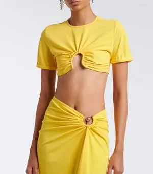Christopher Esber Cutout Bikini Top