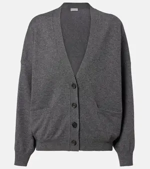 Brunello Cucinelli Cashmere Cardigan - Grey