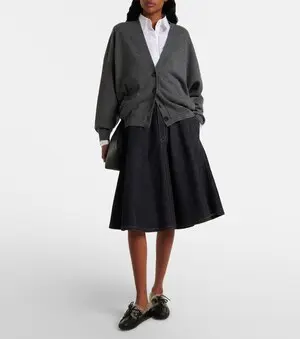 Brunello Cucinelli Cashmere Cardigan - Grey