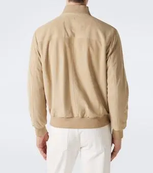 TOD'S Brera Suede Bomber Jacket