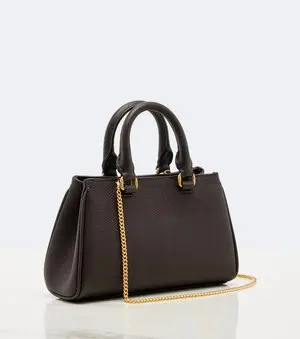 Valentino Garavani Vlogo Mini Leather Top-handle Bag