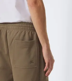 Burberry Check Cotton Jersey Shorts