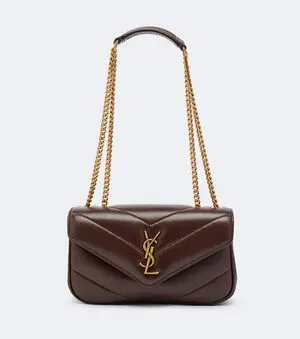 Saint Laurent Loulou Mini Leather Shoulder Bag