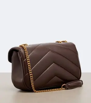 Saint Laurent Loulou Mini Leather Shoulder Bag