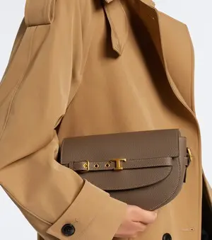 TOD'S Timeless Leather Crossbody Bag - Brown