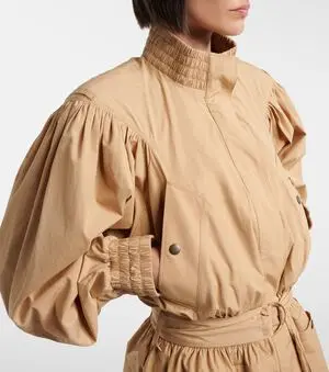 Chloé Cotton Poplin Trench Coat