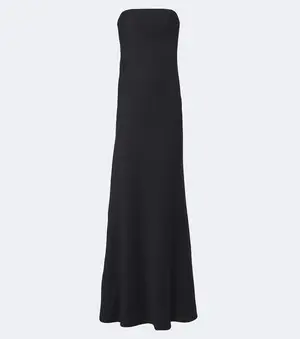 THE ROW Korisco Silk Satin Gown - Black