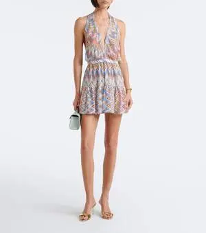 Missoni Zigzag Halterneck Minidress