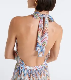 Missoni Zigzag Halterneck Minidress