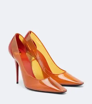 Saint Laurent Folie Pumps - Orange