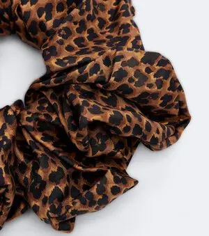 Etro Leopard-print Scrunchie - Beige