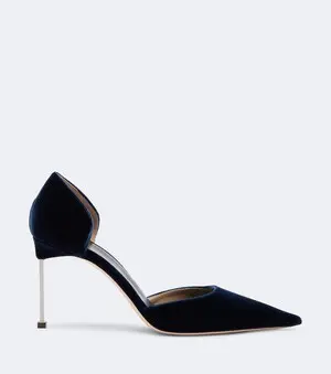 TOM FORD Velvet Pointed Toe Pumps - Blue