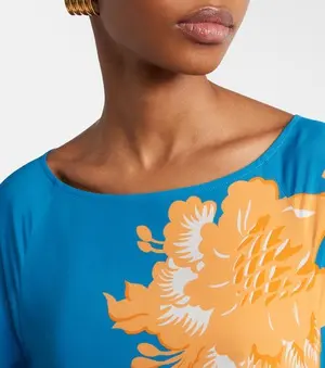 Etro Printed Maxi Dress - Blue
