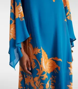 Etro Printed Maxi Dress - Blue