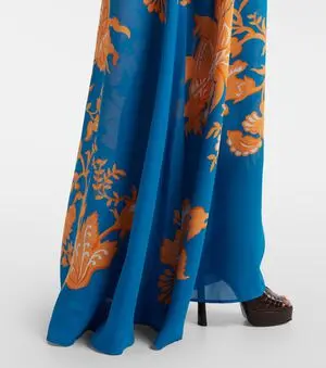 Etro Printed Maxi Dress - Blue