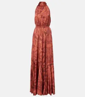 Etro Printed Maxi Dress - Orange