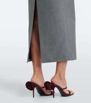 Magda Butrym Wool Corset Cocktail Dress