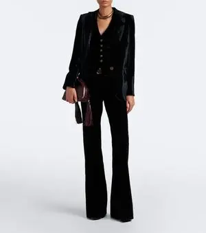 Etro Pegaso Velvet Vest