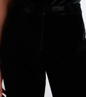 Etro Cotton Velvet Flared Pants