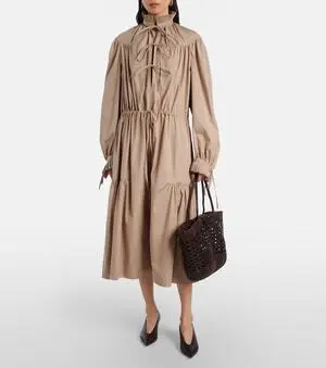 Rixo Dragon Diffusion Lucine Leather Tote Bag - Brown