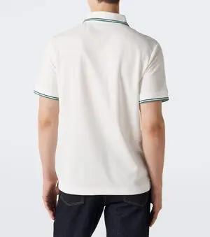Burberry Ekd Cotton-blend Piqué Polo Shirt