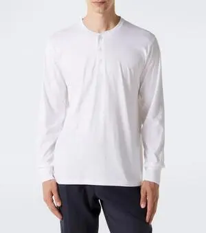 Ralph Lauren Purple Label Cotton Jersey Henley Shirt