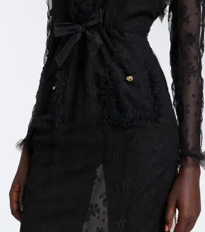 Alessandra Rich Lace Maxi Dress
