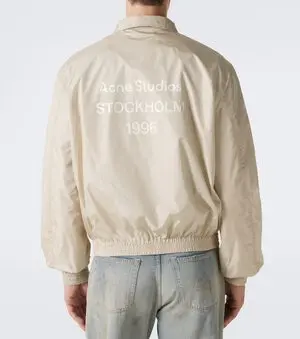 Acne Studios Logo Technical Jacket - Beige