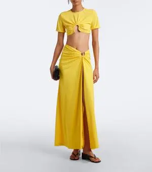 Christopher Esber Orbit Gathered Maxi Skirt