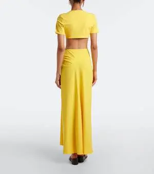 Christopher Esber Orbit Gathered Maxi Skirt