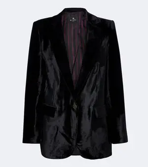 Etro Velvet Blazer - Black