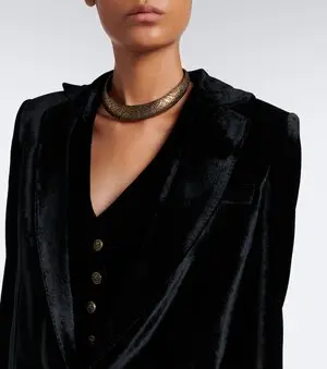 Etro Velvet Blazer - Black