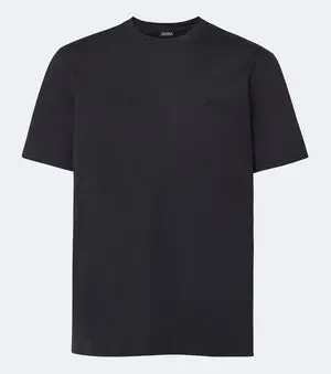 Zegna Cotton Jersey T-shirt - Blue