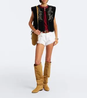 Isabel Marant Étoile Rilton Suede Knee-high Boots